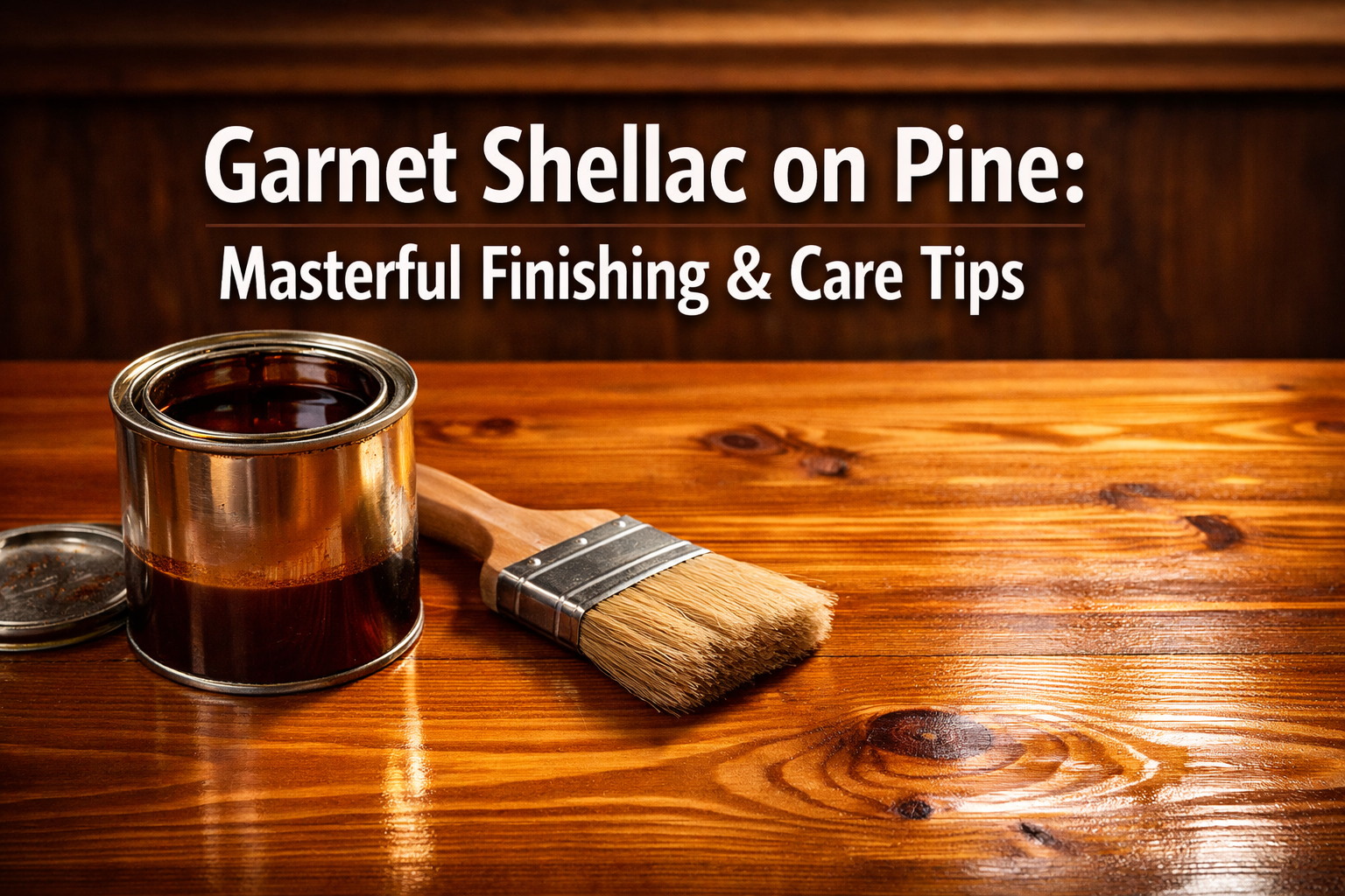 Garnet Shellac on Pine: Basics, Techniques, and Maintenance Tips - Wood ...