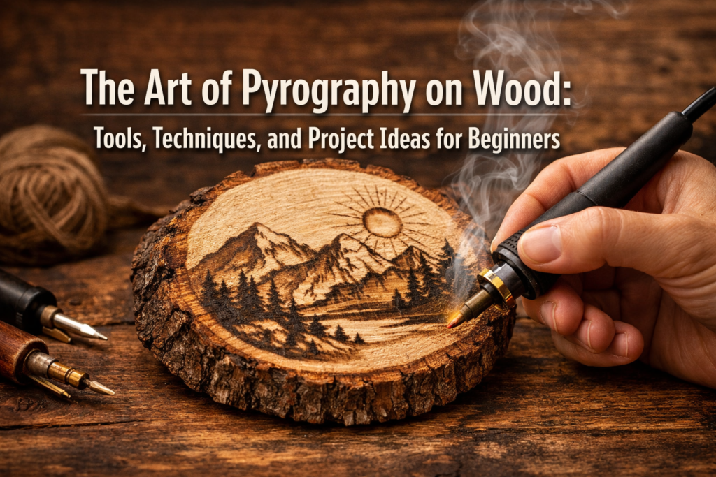 The Art of Pyrography on Wood: Tools, Techniques, and Project Ideas