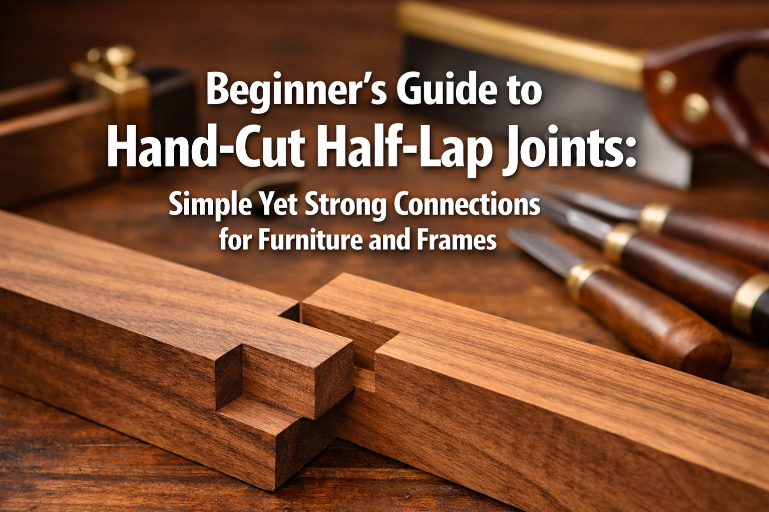 Beginner's Guide to Hand-Cut Half-Lap Joints: Simple Yet Strong