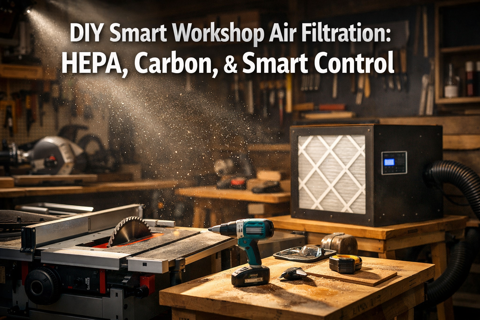 DIY Smart Workshop Air Filtration Systems: Integrating HEPA and